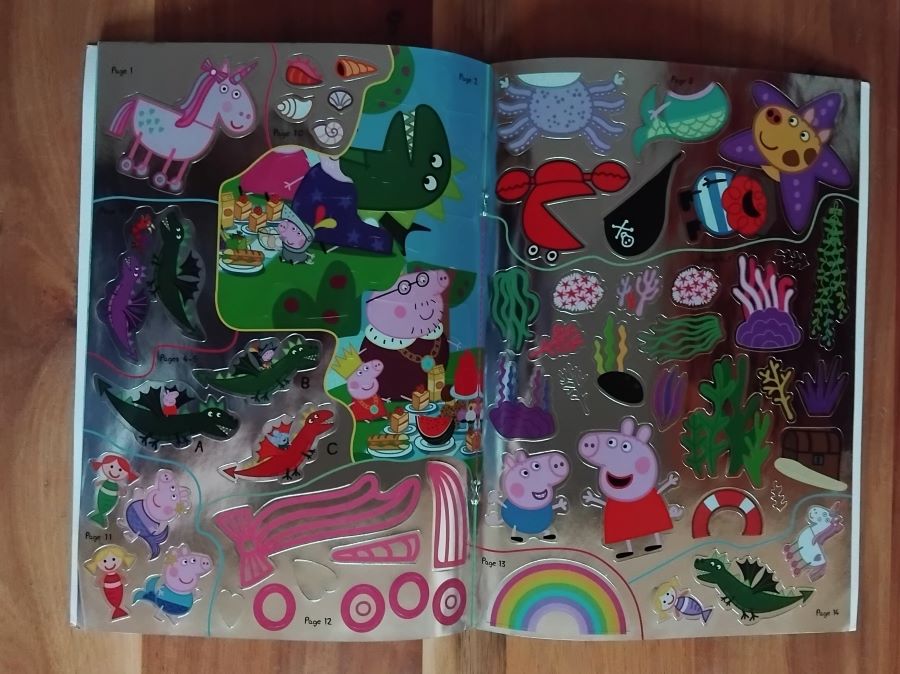 Peppa Pig: Mermaids, Unicorns and Dragons Sticker Activity Book – Replay